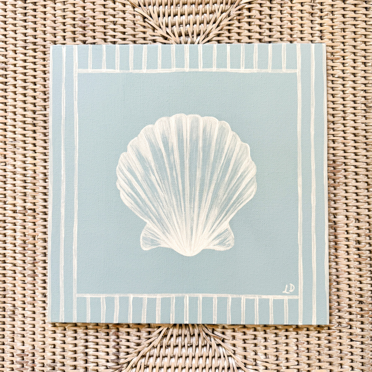 'Aphrodite's Seashell III' Original Painting – Laurie Duncan Art