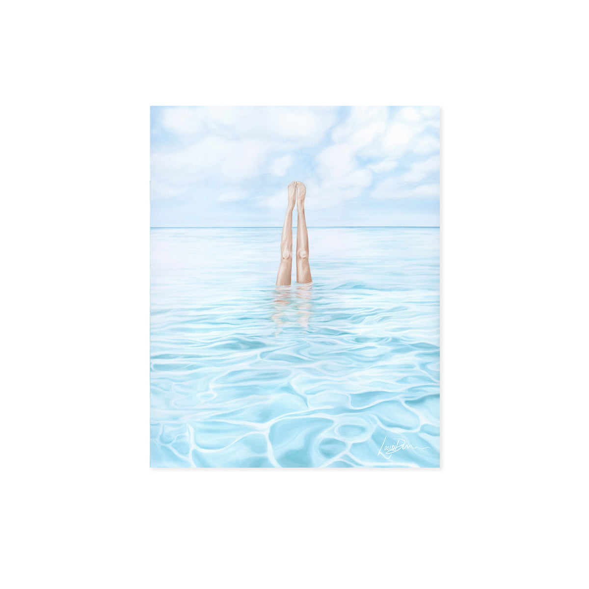 'Ocean Handstand' Art Print – Laurie Duncan Art